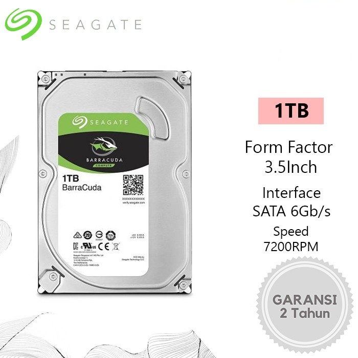 Seagate Barracuda 1TB Hard Disk PC Internal HDD MFI | Shopee Thailand