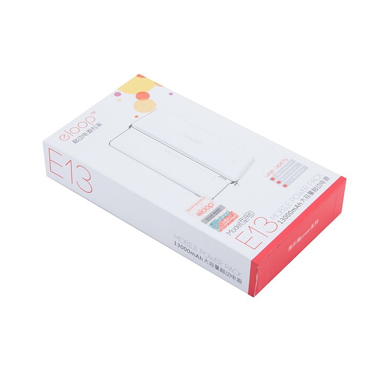 [ แพ็คส่ง 1 วัน ] Eloop E13 แบตสำรอง 13000mAh Power Bank ของ ฟรีสายชาร์จMicro USB - gadgetx ...