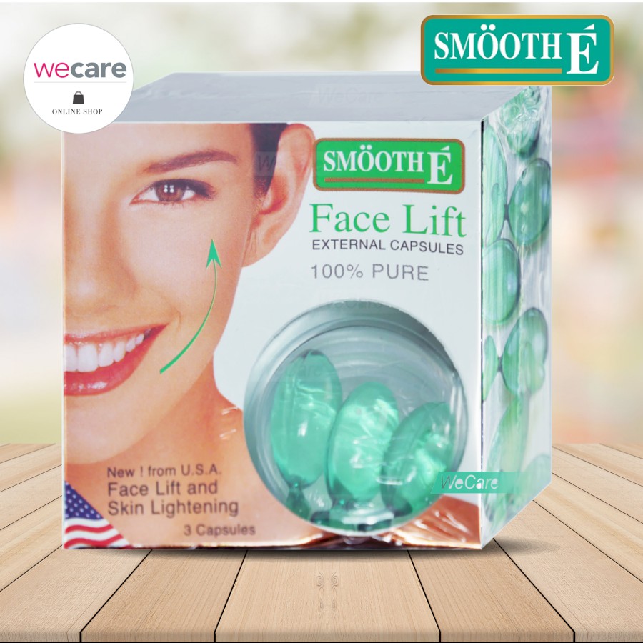 Smooth E Face Lift External Capsules 3แคปซูล (1กล่อง) - wecareshop - ThaiPick