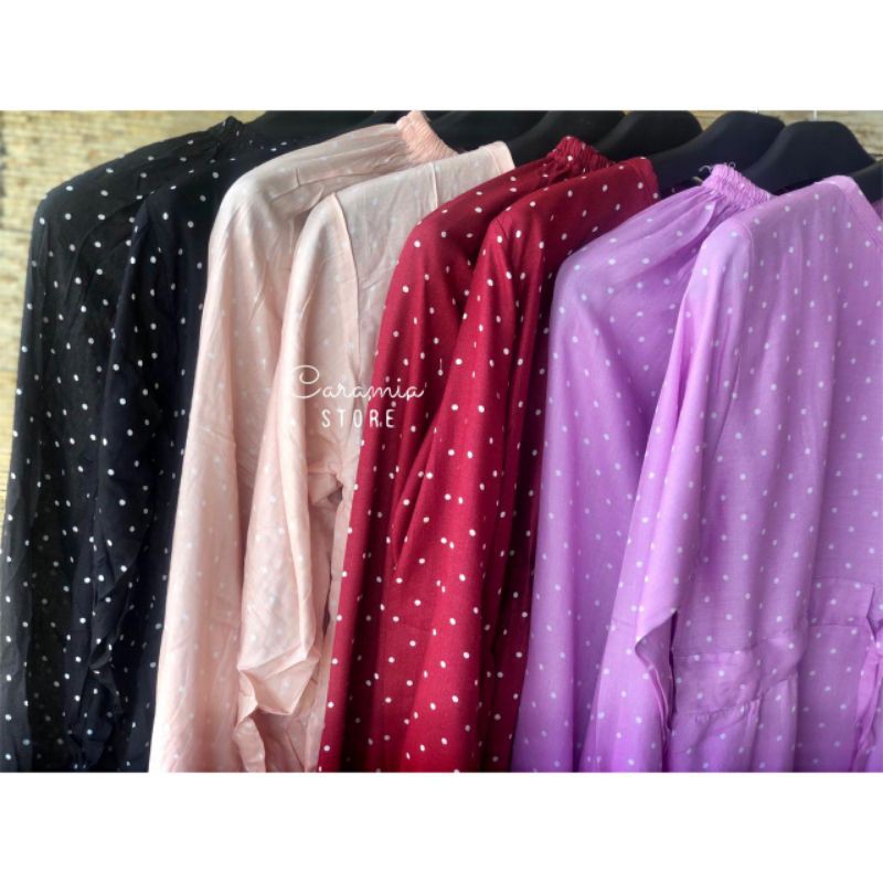 ชุดผ้าปูที่นอนลายจุด Rayon One Set Rayon - caramiastore.th - ThaiPick