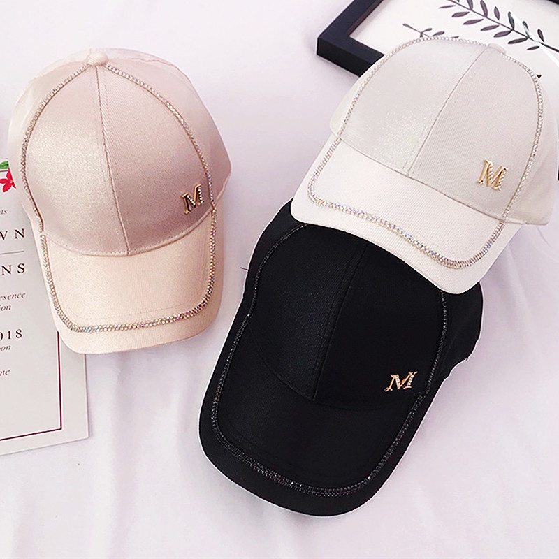 Peikong Spring Summer Solid Color Shiner M Standard Women Baseball Cap ...