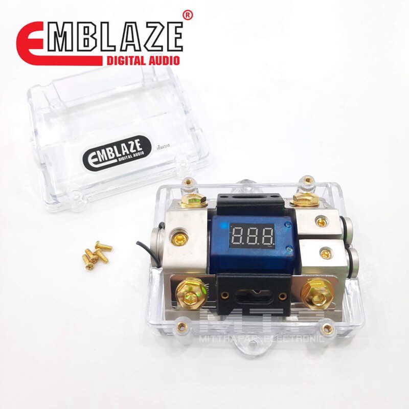 ฟิวส์ดิจิตอล Emblaze เข้า 1 ออก 2 มีวัดโวลท์ - mm.carshop - ThaiPick