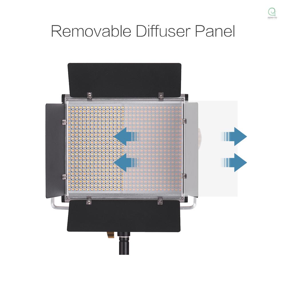 Andoer Professional LED Video Light Dimmable 660 LED Bulbs Bi-Color ...