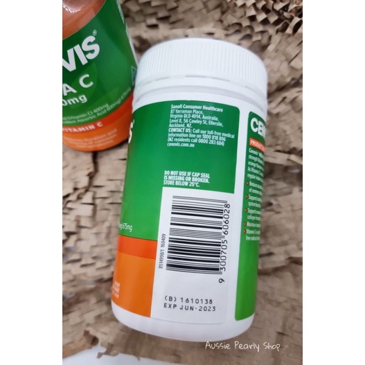 CENOVIS MEGA C 1000mg วิตามินซี แบบอมหรือเคี้ยว ขนาด1000mg (สินค้าพร้อม ...