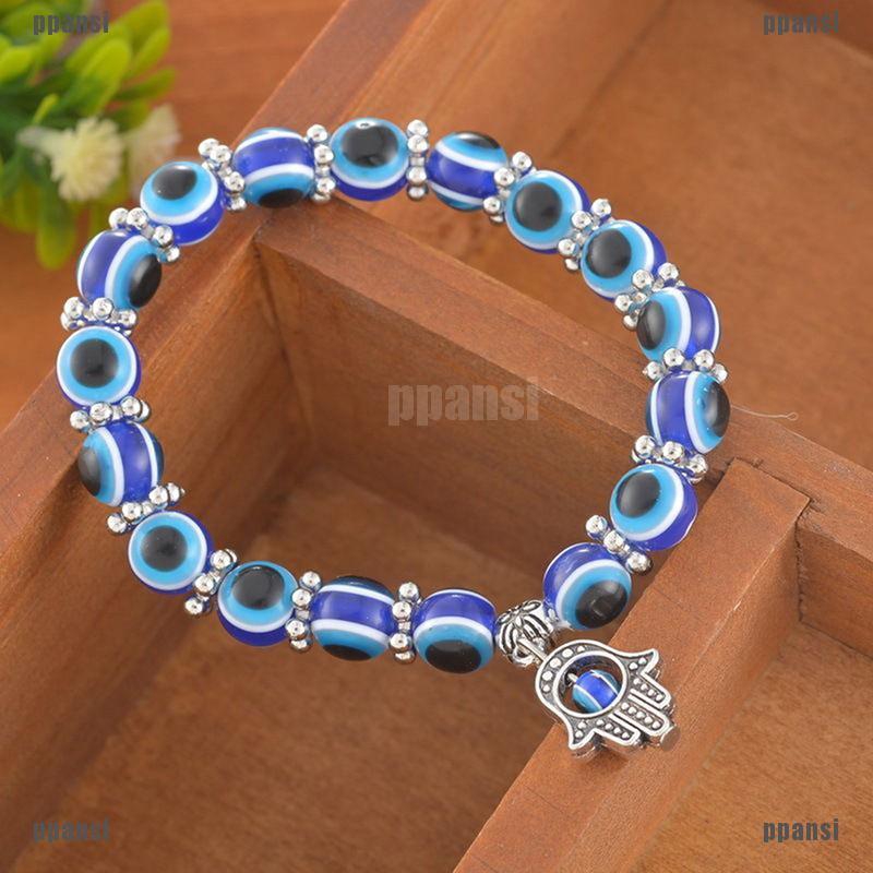 PS Charm Evil Eye Bead Protection Good Luck Bracelet Jewelry Hamsa Hand Bracelet IJ - ppansi.th ...