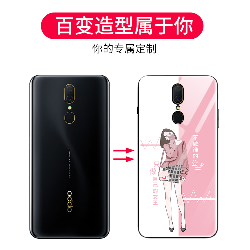 ตารางแก้วเหมาะสำหรับoppoa9xเคสโทรศัพท์oppoA7xเคสซิลิโคนป้องกันoppo a7รวมทุกอย่างป้องกันการล่ม ...