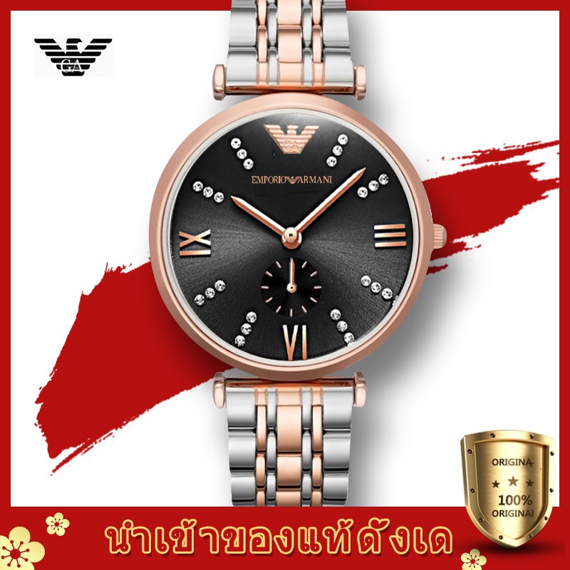 Emporio Armani watch AR1677 AR1840 AR8235ใหม่ล่าสุด สําหรับคู่รักเซ็ต 2 ...