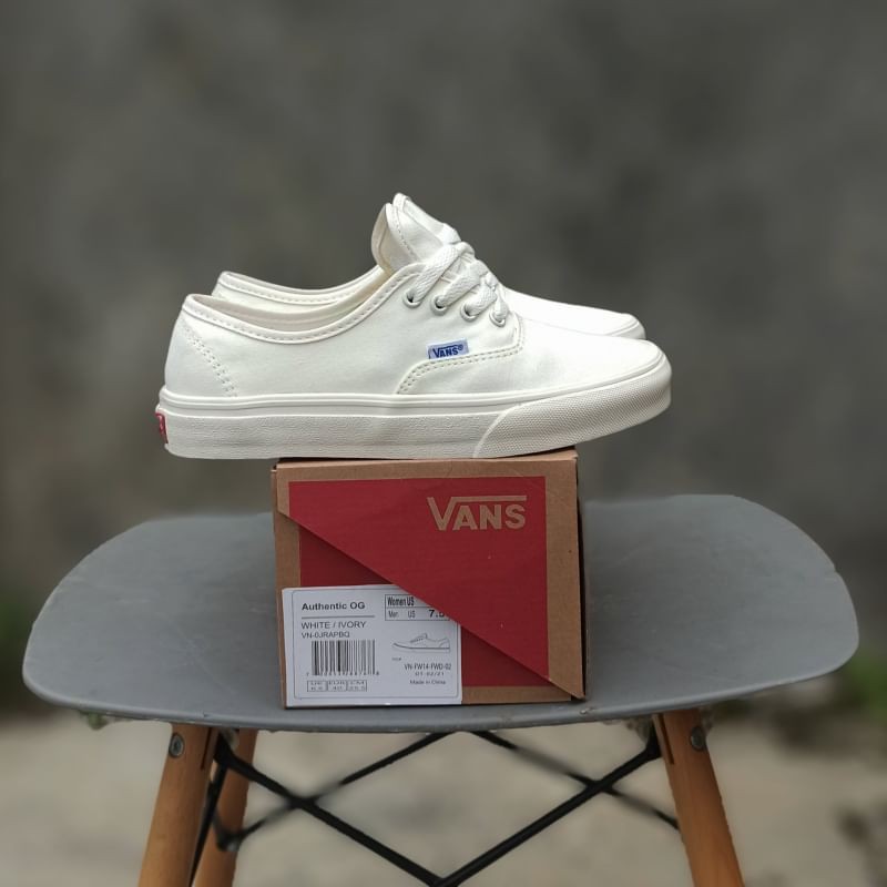 Vans ของแท้ 100 OG VAULT WHITE IVORY - megajaya.shoes.th - ThaiPick