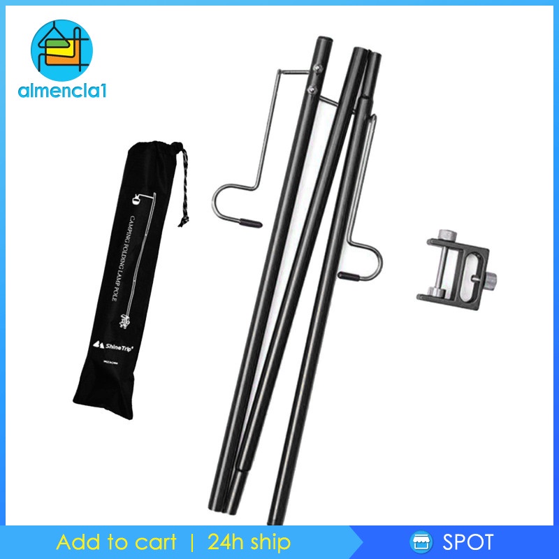 [ALMENCLA1] Outdoor Camping Folding Lamp Post Pole Hanging Lights ...