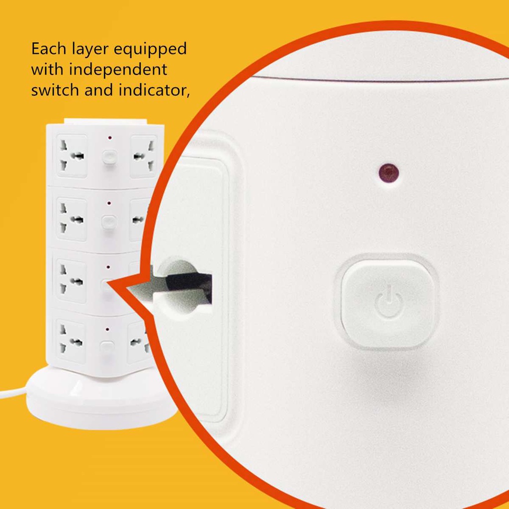 Multi Layer Vertical Power Socket Powerboard Multi Layer Vertical Tower ...