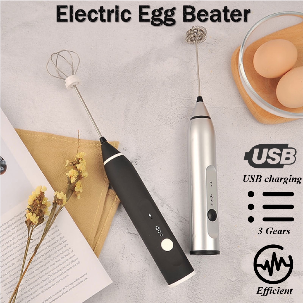 DONGXI Electric USB Powered Whisk Coffee Milk Mixer Stirrer Frother Egg ...