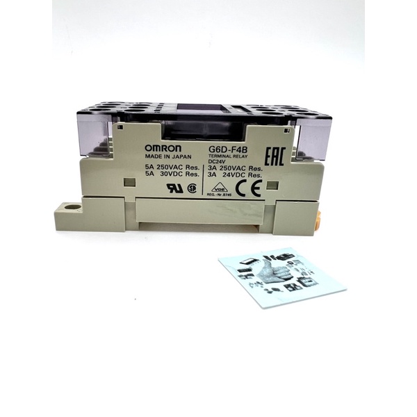Omron G6d F4b Dc24v Terminal ซ็อกเก็ตรีเลย์24vdc 5a W 4pcs G6d 1a Asi