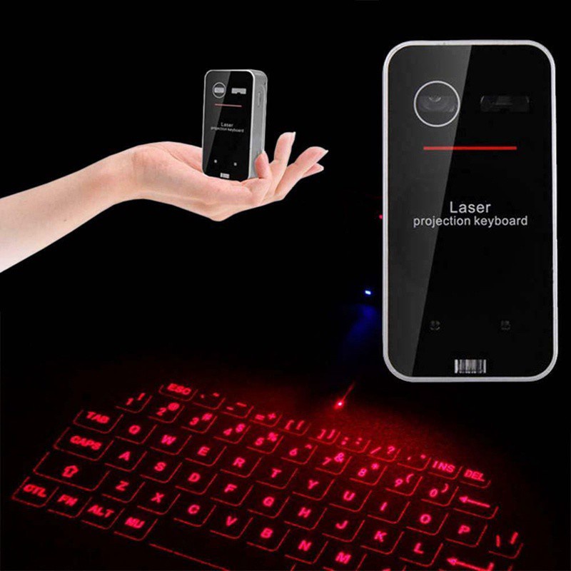 Aasleaty 1 PC Wireless Bluetooth Laser Projection Virtual Keyboard For ...