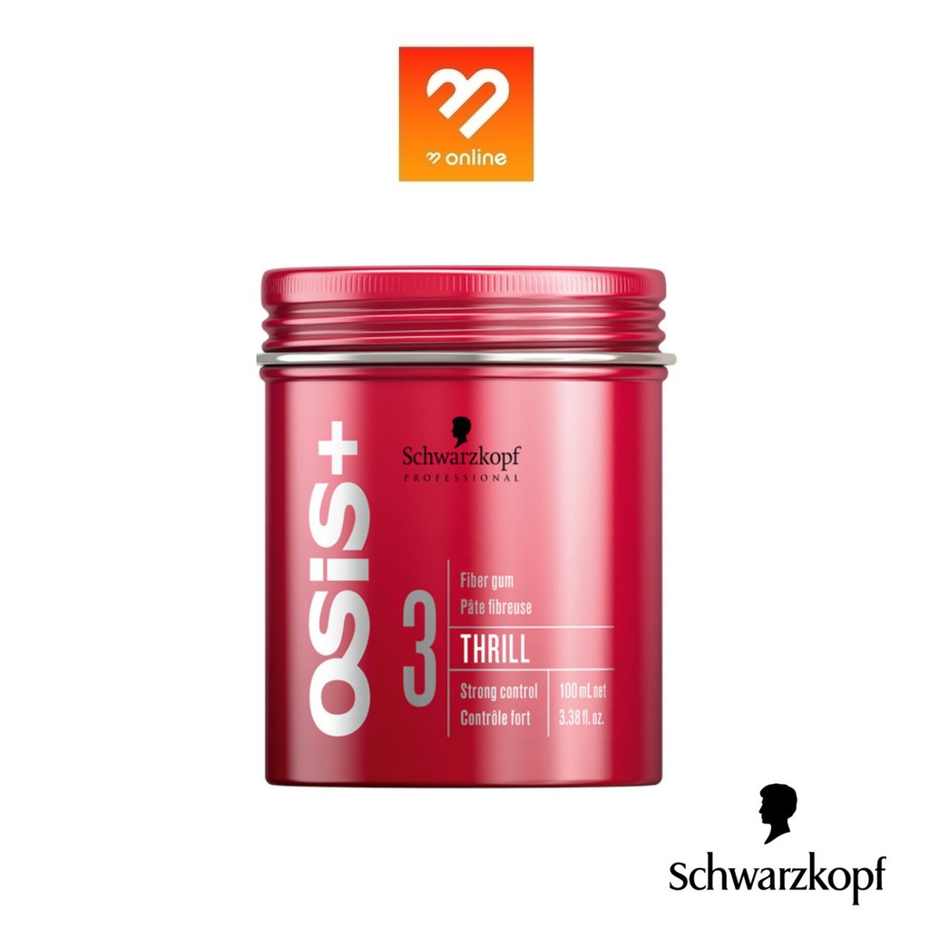 (กป.แดง) Schwarzkopf Osis 3 Fiber gum Pate Fibreuse Thrill ชวาร์สคอฟ ...