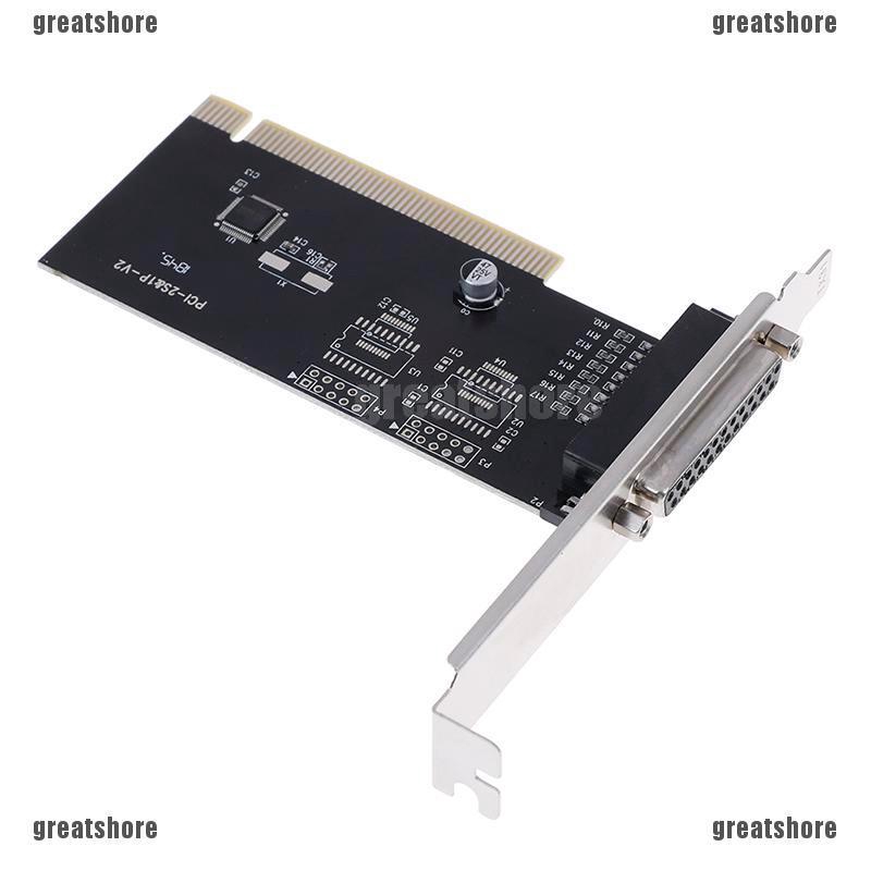 (gre) pci to parallel lpt 25 pin db 25 เครื่องพิมพ์การ์ดควบคุม ...