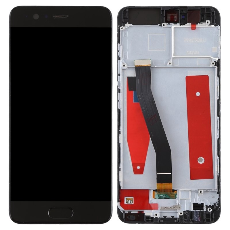 Black LCD Display Touch Screen Digitizer with Frame For Huawei P10 ...