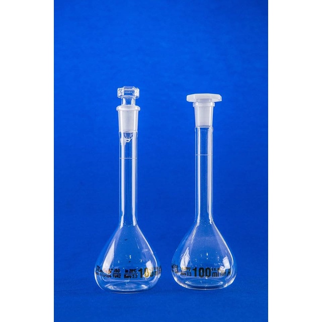 Volumetric flask (ขนาดใหญ่) Class A 250 ml 500 ml 1000ml 2000ml ขวดวัด ...