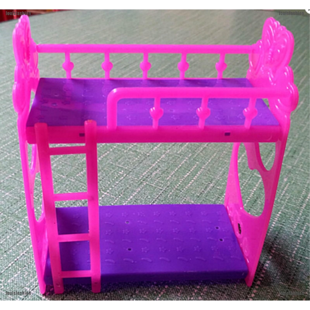 LFTH Fashion 1 Set Barbie Beds With Ladder Bedroom Furniture ...