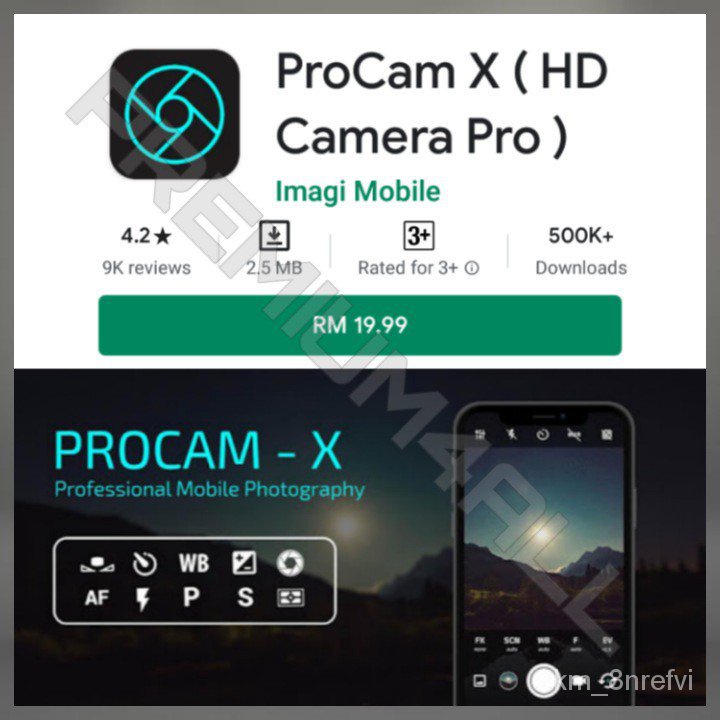 mlpo ProCam X (HD Camera Pro) Play Store Sell RM19.99Limited Time ...