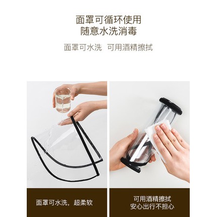 Anti-dust Anti-fog Hat Facial Protective Cover Cap Anti-spitting Men ...