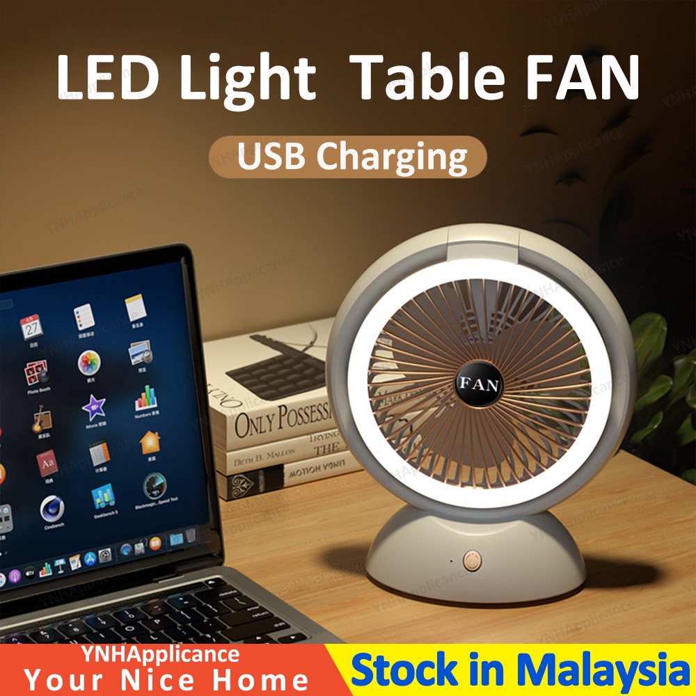 LED light small Kipas Mini clip fan cooling portable hand table baby ...