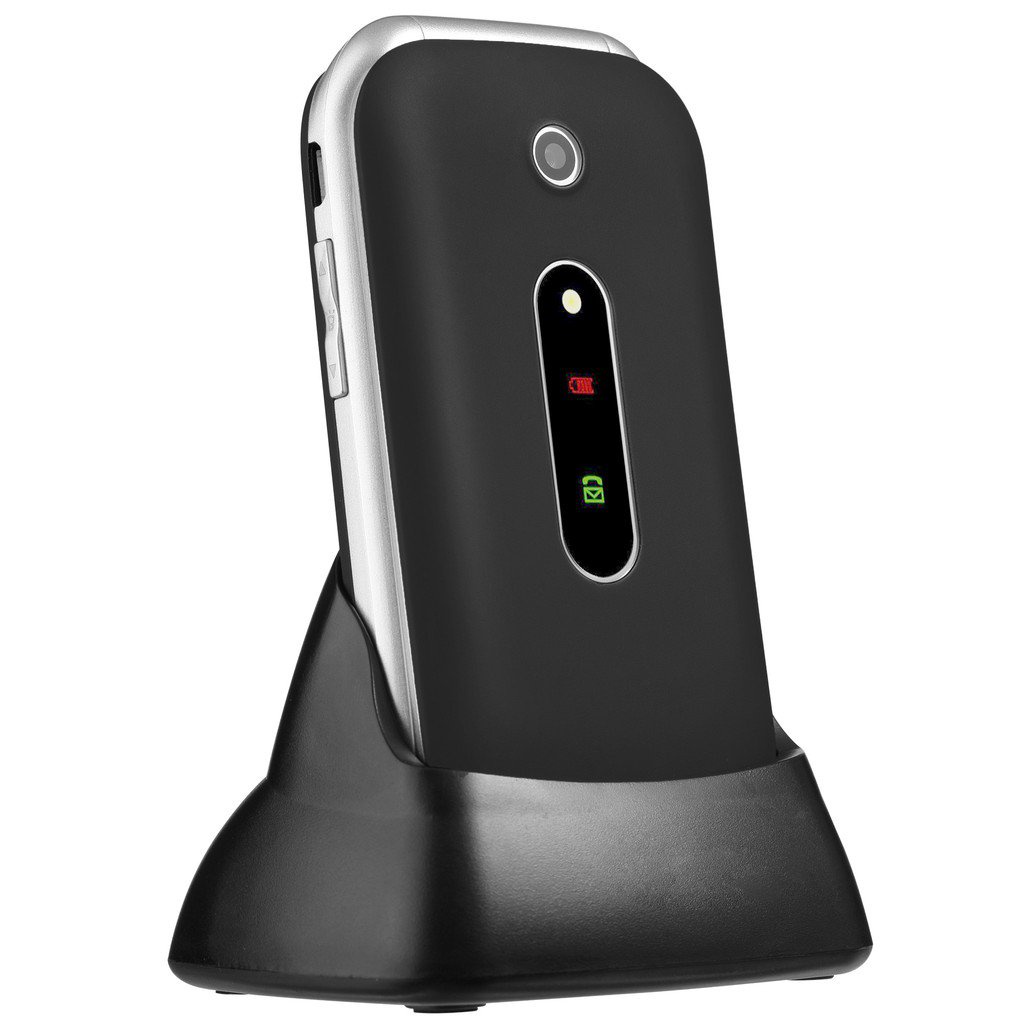 2021Tempat barang2G 2.4 inch Flip Phone T201 With Charging CradleSOS ...