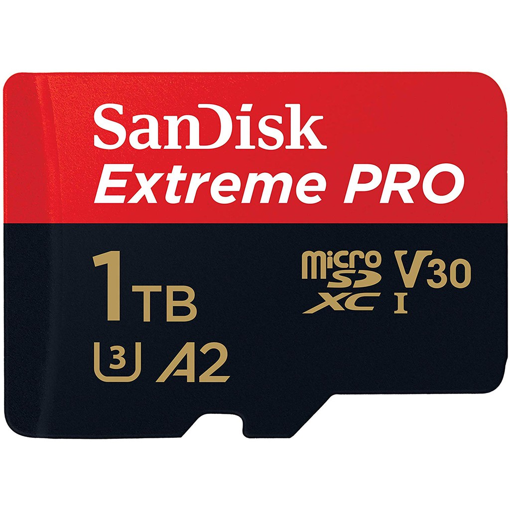 SanDisk Extreme Pro Micro SDXC, 1TB, 170MB/S R, 90MB/S W, (SDSQXCZ-1T00 ...