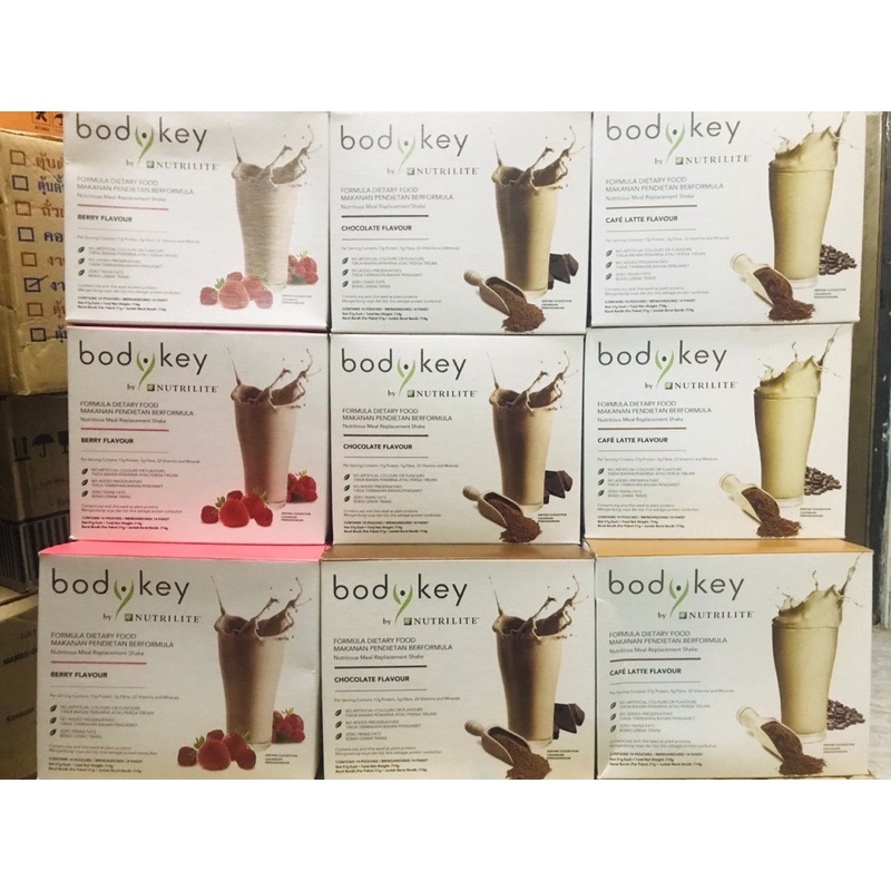 Amway nutrilite Bodykey by nutrilite สูตรใหม่ ขนาด 714g. 14ซอง | Shopee ...