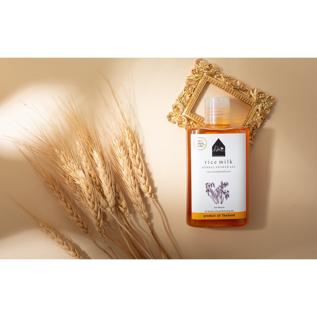 เจลอาบน้ำสมุนไพรน้ำนมข้าว Rice Milk Herbal Shower Gel ...