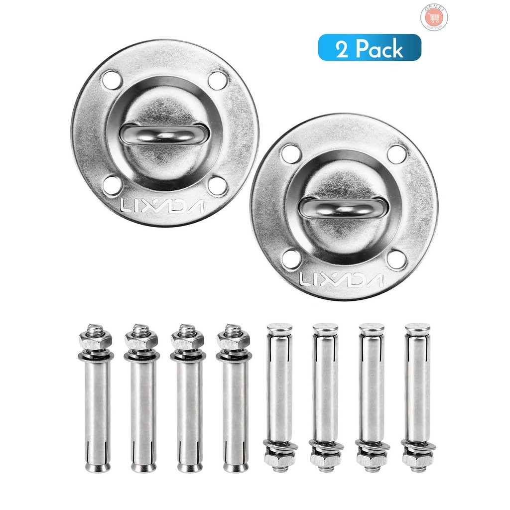 Lixada Ceiling Wall Mount 2Pcs Heavy Duty Stainless Steel Anchor Hook ...