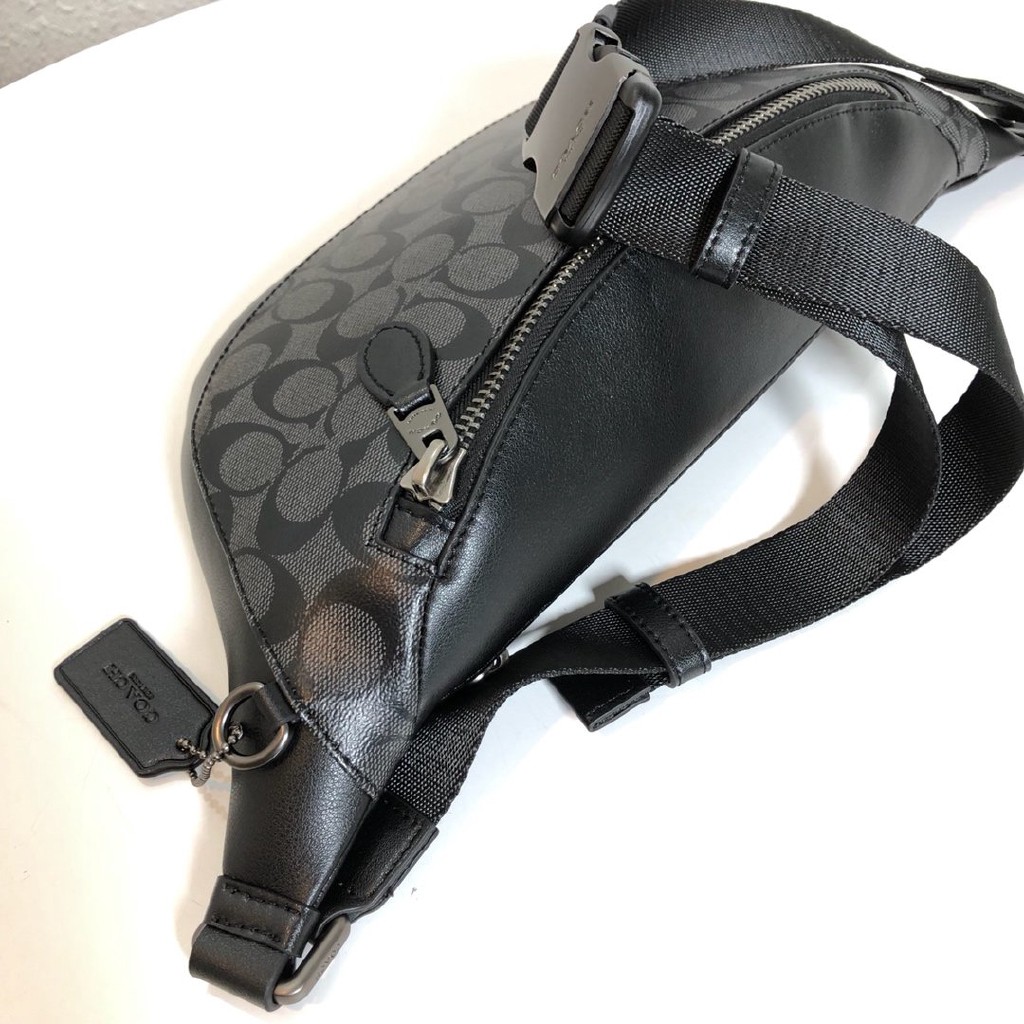 กระเป๋าผู้ชาย Coach แท้ F78777 กระเป๋าคาดเอวผู้ชาย / crossbody bag ...