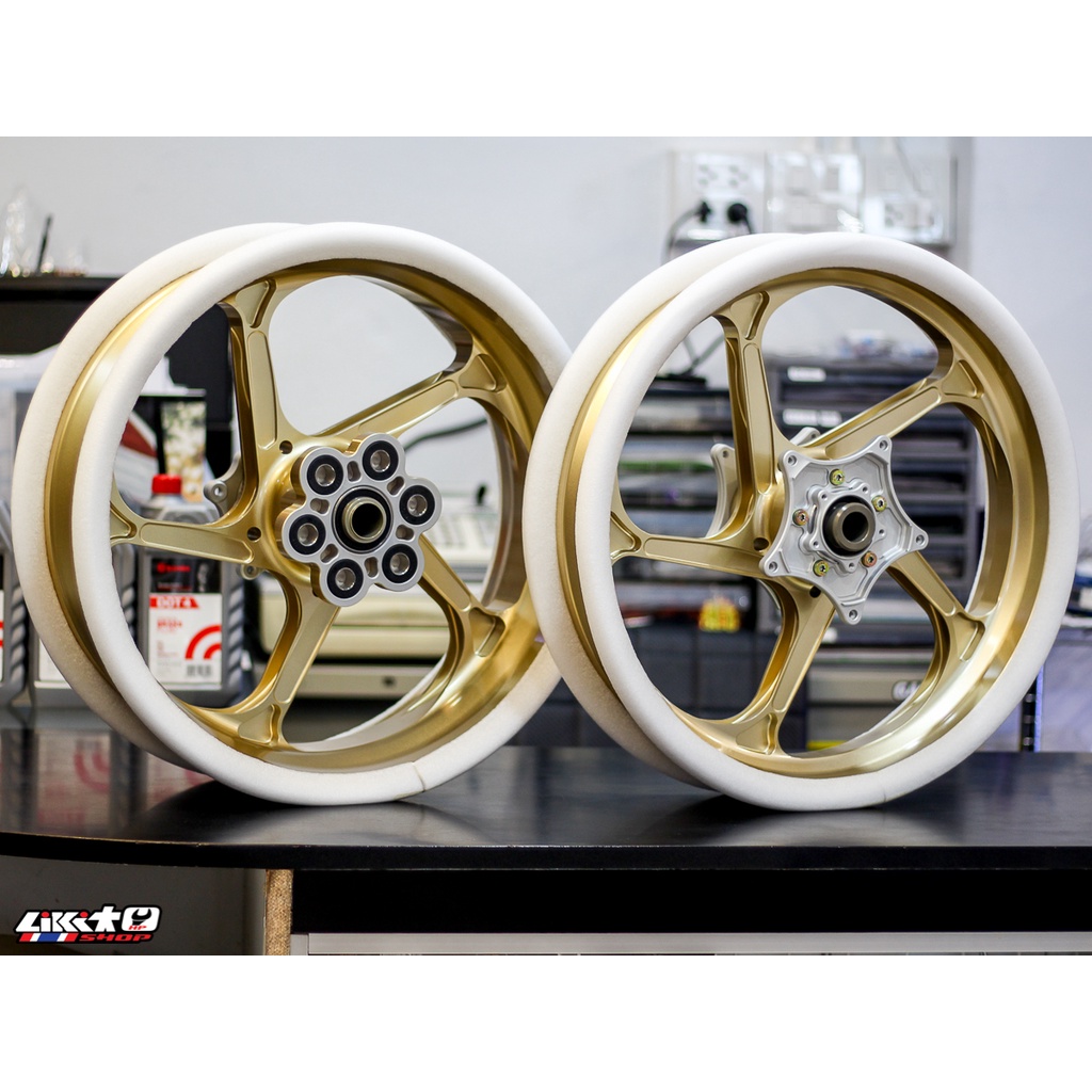 GALESPEED GP1S ล้อแต่งอลูมิเนียม YAMAHA R6 สีทอง | Shopee Thailand
