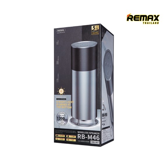 Remax SPK Bluetooth RB-M46 (Black) - ลำโพงบลูทูธ - remaxthailand_mall - ThaiPick