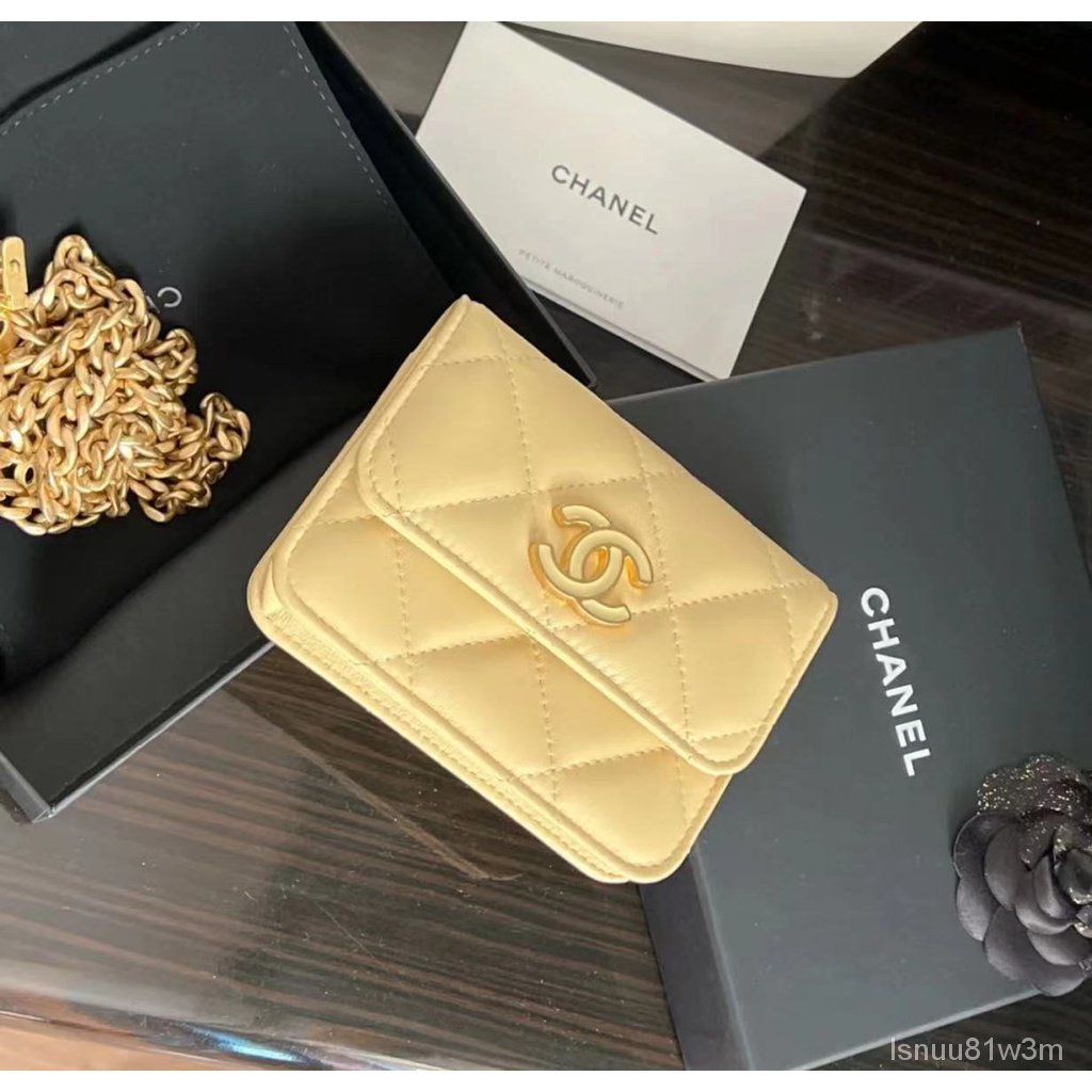 100% European Authentic CHANEL 22P Spring/Summer Collection Lambskin ...