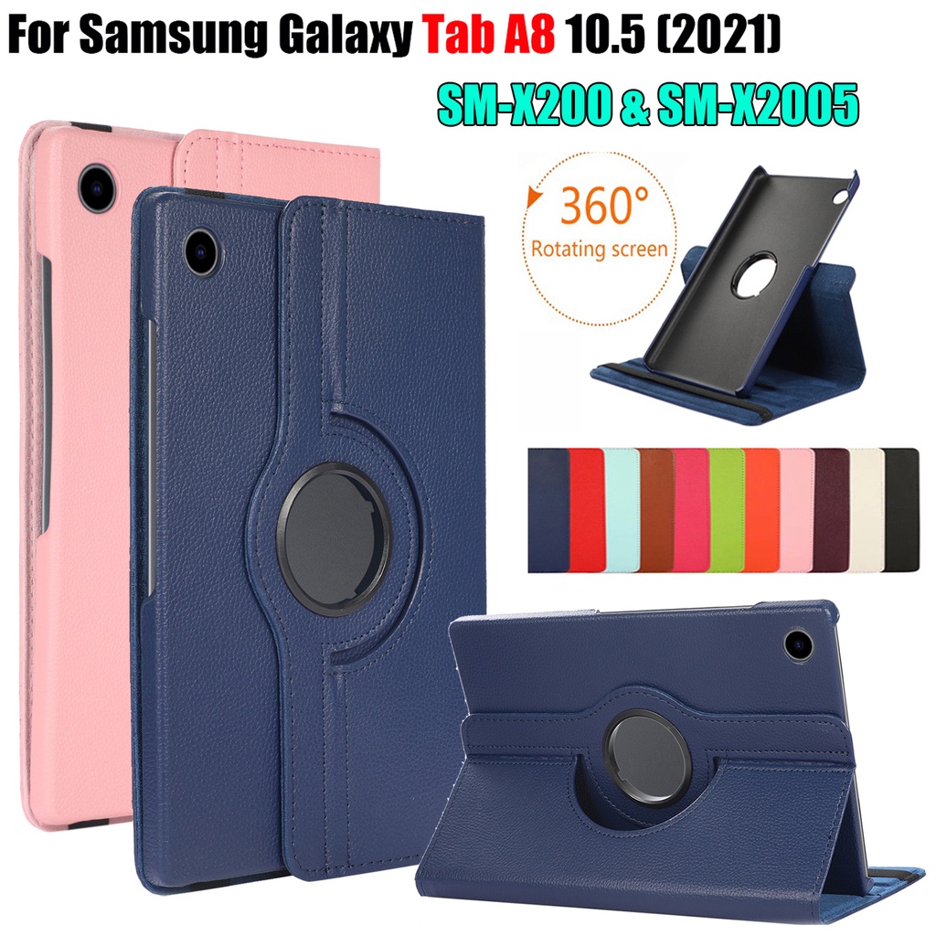 เคสแท็บเล็ตหนัง Pu ฝาพับ ตั้งได้ สําหรับ Samsung Galaxy Tab A8 10 5
