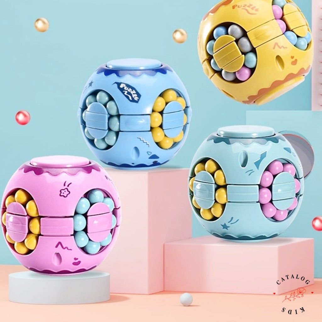 ꕥCatalog Kidsꕥ Magic Bean Rubik ของเล่นรูบิคแบบเม็ดสี รูปทรงกลม ...