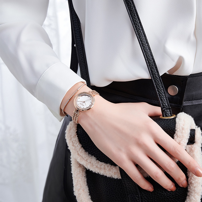 Julius รุ่น Ja-1285 นาฬิกาข้อมือผู้หญิง แบรนด์เกาหลีของแท้นำเข้า ประกัน ...