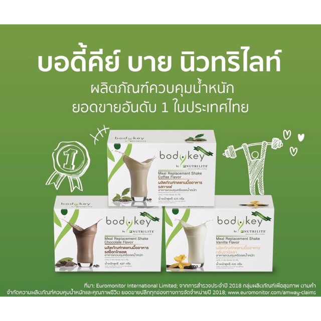บอดี้คีย์ บาย นิวทริไลท์ body key ผลิตภัณฑ์ทดแทนมื้ออาหาร ☺️พร้อมส่ง ...