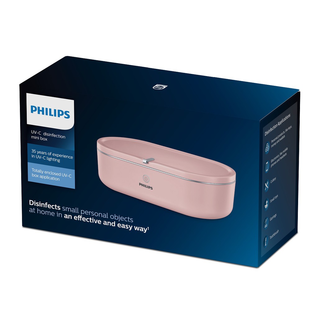 [ประกันศูนย์ 1ปี] Philips Lighting Disinfection Mini Box uvc กล่องอบฆ่าเชื้อโรค แสง UV-C ขนาด ...