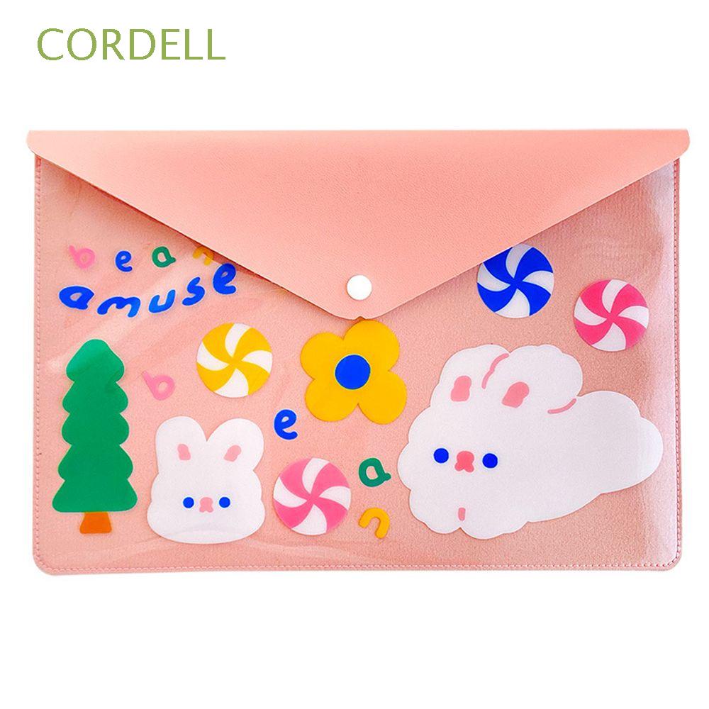 CORDELL Cartoon A4 File Bag Gifts File Folder Student Portfolio Bag ...