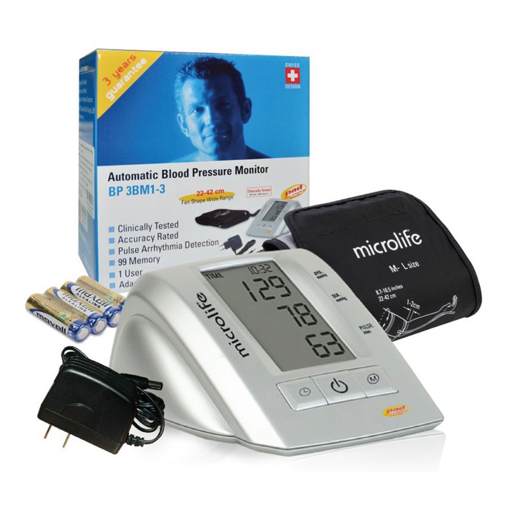 สมาพันธ์ Microlife เครื่องวัดความดัน รุ่น BP 3BM1-3 - nanavitamin ...
