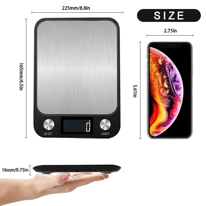 10kg/1g Kitchen Scale Tool Baking Scale Multifunctional Kitchen Scale ...