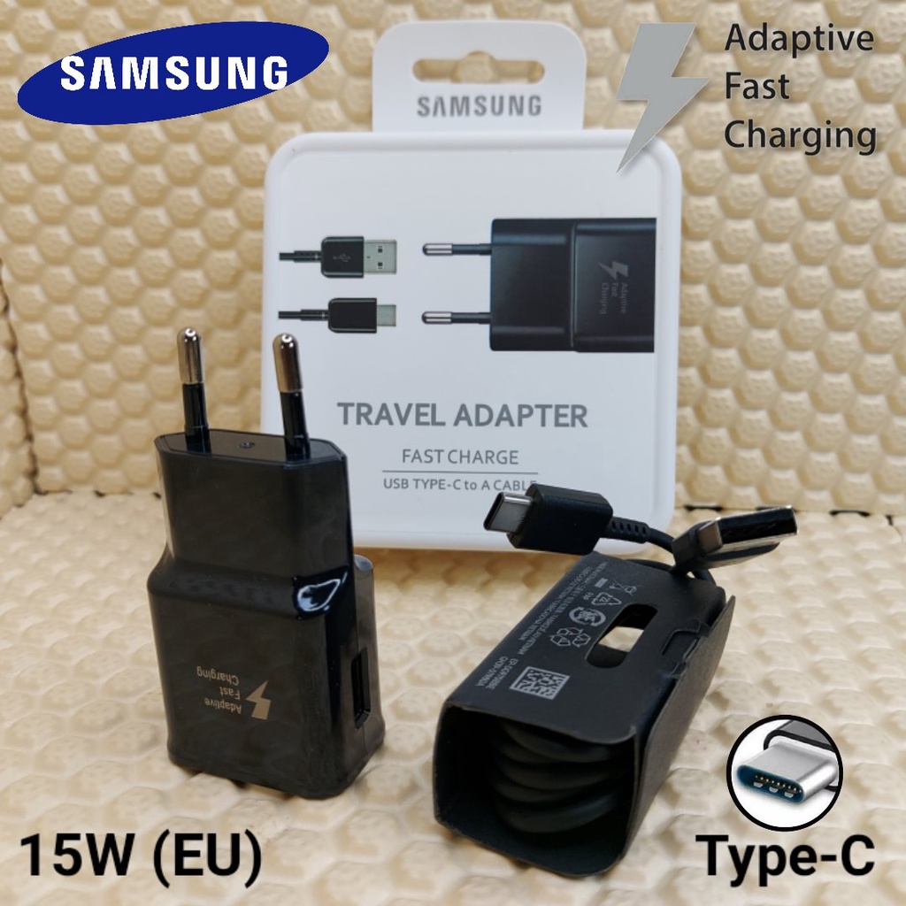 ที่ชาร์จ Samsung A11 type c 15W ซัมซุง หัวชาร์จ (EU) สายชาร์จ หัวเสียบไมโคร Fast Charge ชาร์จ ...