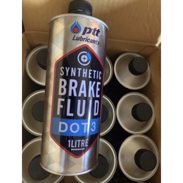 SYNTHETIC BRAKE FLUID DOT 3 ขนาด (1L)ยกลังกด12ขวด - mitang328 - ThaiPick