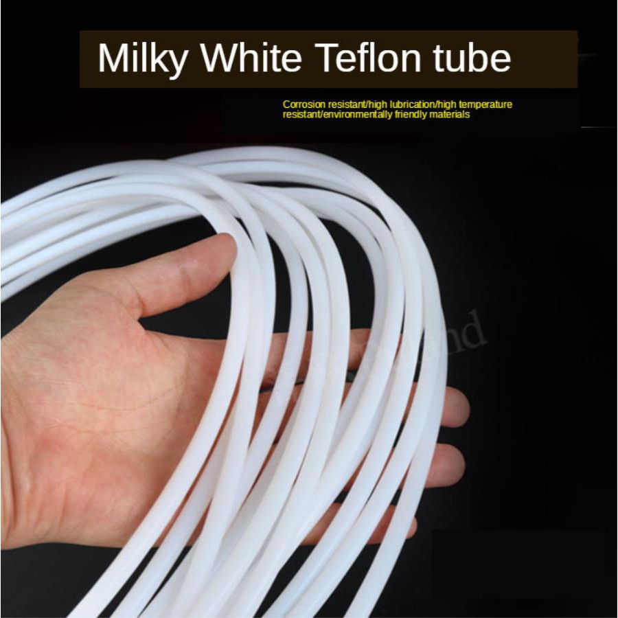 10meters/5meters/2meters Teflon Hose Milky White Translucent Four Fluorine Tube PTFE F4 1mm/2/3 ...