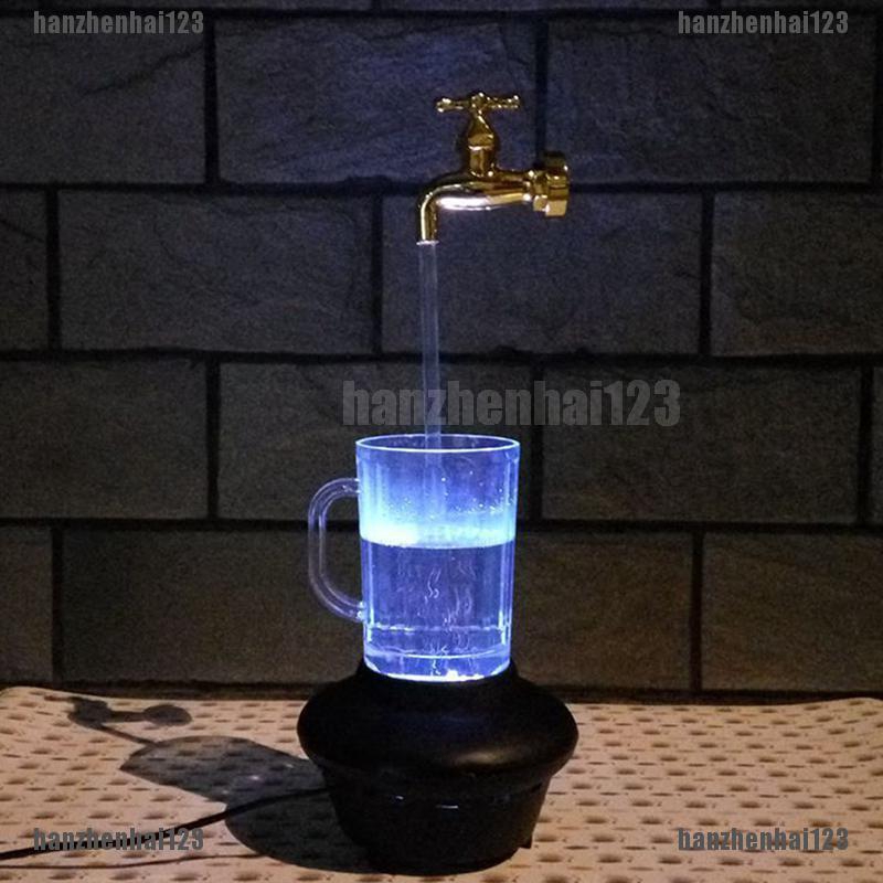 HZLED Magic Faucet Mug Colorful Night Light Water Floating Fountain ...