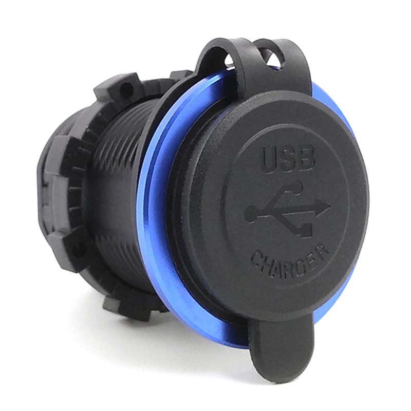 Lidu1 Diy 12V 24V Dual Usb แผงชาร์จไฟในรถยนต์ 5V 2.1A สําหรับ Iphone ...