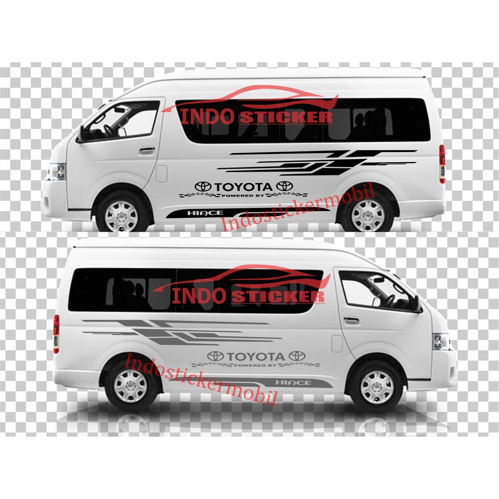 สติกเกอร์ติดรถยนต์ HIACE HIACE แบบเต็มตัว - indostickermobil.th - ThaiPick