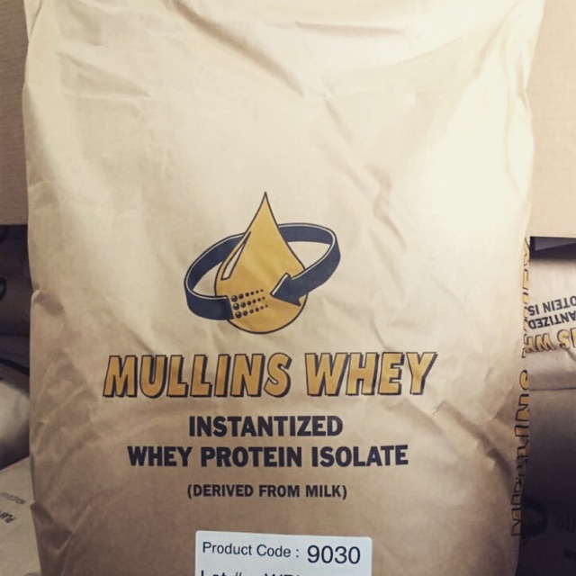 Mullin whey เวย์โปรตีนไอโซเลท แบ่งขาย 1 กิโลกรัม(2.2ปอนด์)รสจืดnatural ...