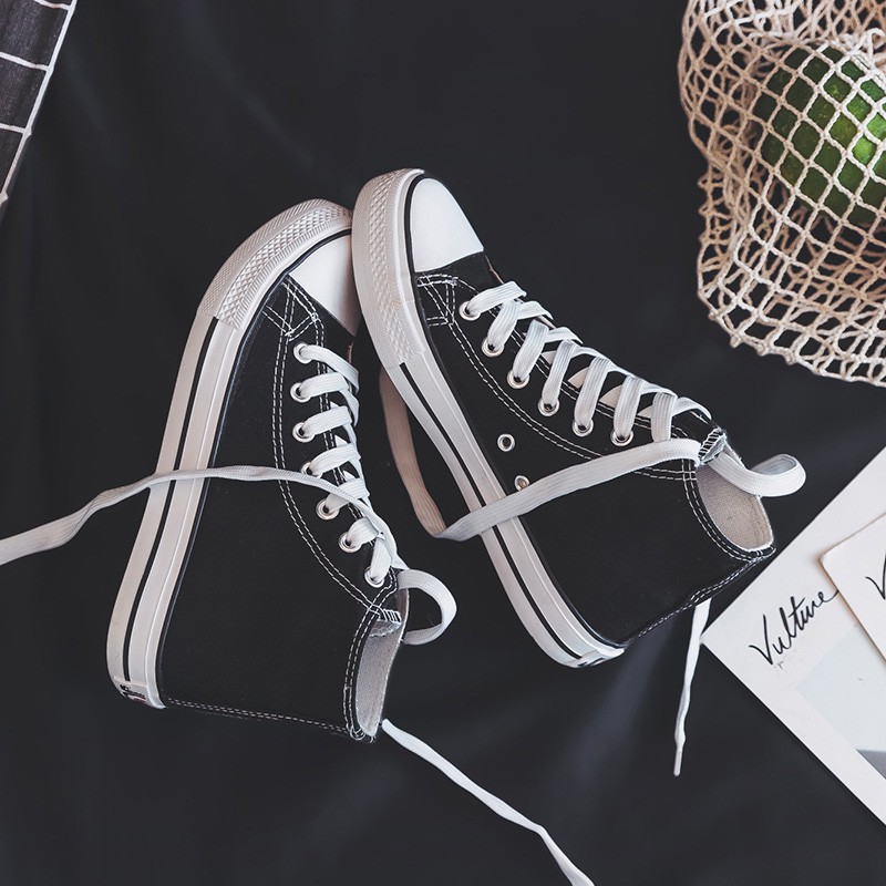 ร้อน???? 2021ฤดูร้อนส่วนบางใหม่สูงด้านบนรองเท้าผ้าใบสีขาวรองเท้าผู้หญิง ...